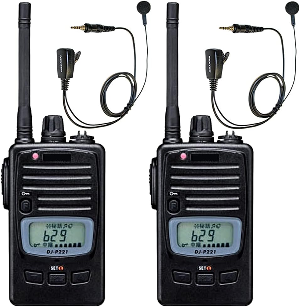 免許不要 安定の定番モデル ・技適マーク取得済み商品 F.R.C.製高品質イヤホンマイクが付いたお得な2台セット インナー型イヤホンマイク：NP-22WPが2本付属 運用中のチャンネルとグループトーク番号を自動で検知、自動で設定してキーロッ...