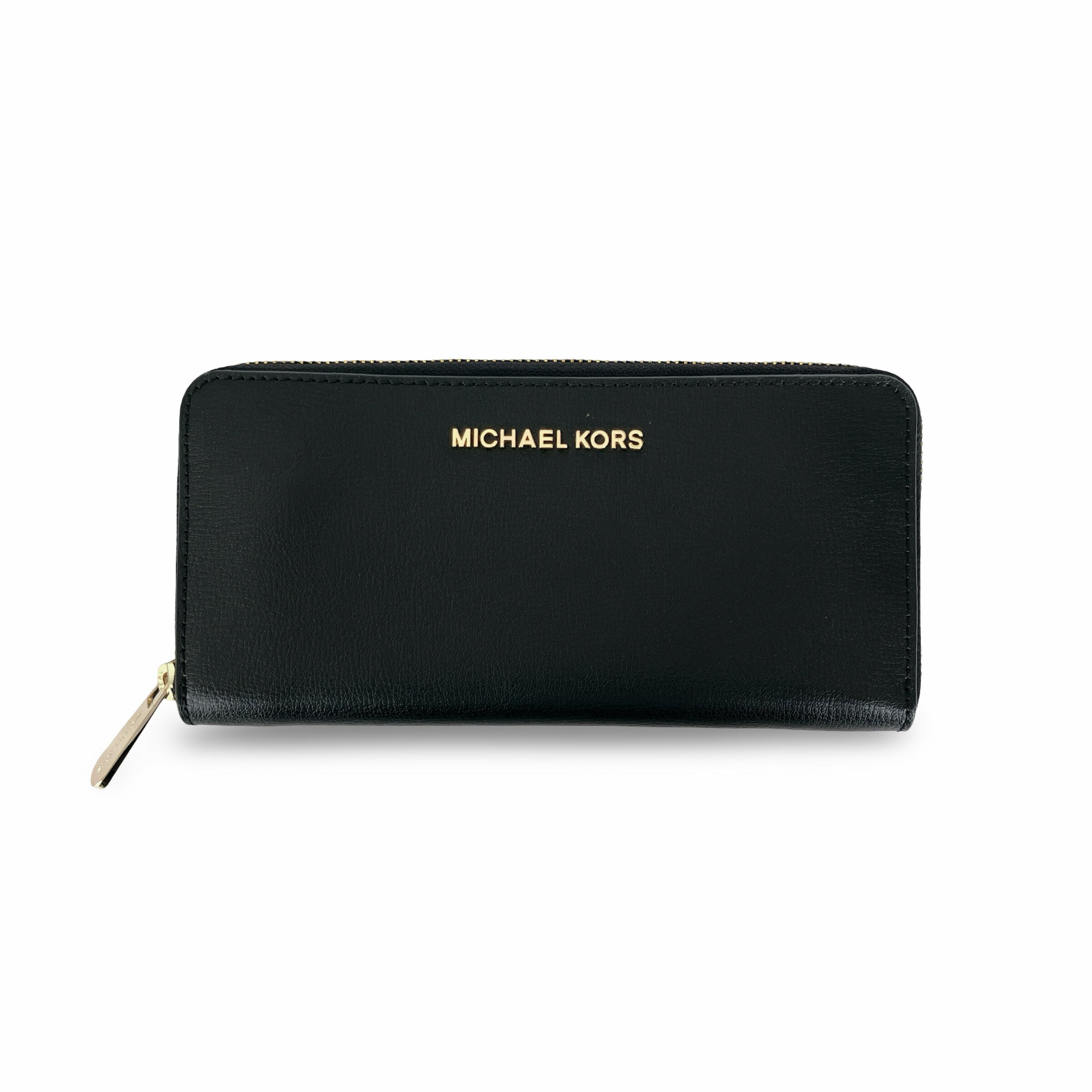 商品情報 特長 シンプルなデザインにゴールドのロゴがアクセントになった高級感のある長財布です。札入れ、ジップ付き小銭入れ、カードスロット、オープンポケットなど収納スペースも充実しております。 ブランド名 MICHAEL KORS（マイケルコ...