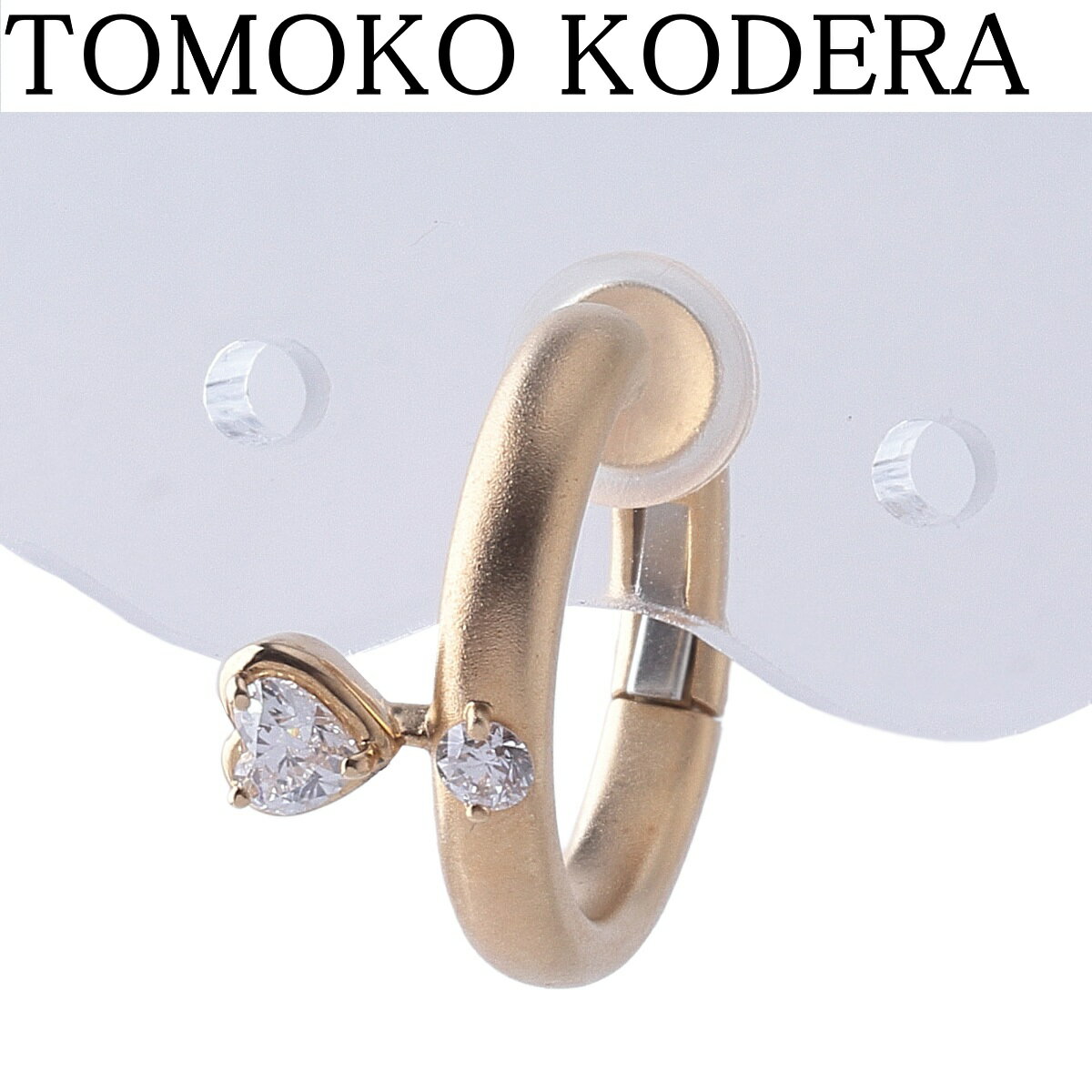 商品詳細 【ブランド名】小寺智子　TOMOKO&nbsp;KODERA&nbsp;トモコ&nbsp;コデラ【商品名】フープ　ダイヤ　イヤーカフ　イヤリング　シングル【素材】K18　YG　イエローゴールド【サイズ】縦14.8mm×横6.9mm...