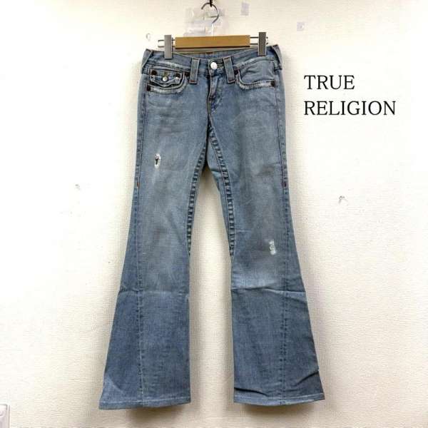 商品情報メーカートゥルーレリジョン / TRUE RELIGION形状パンツ / デニム、ジーンズサイズ表記サイズ：26インチウエスト：73 cm、ヒップ：84 cm、もも周り：46 cm、裾周り：49 cm、股上：18 cm、股下：76 ...