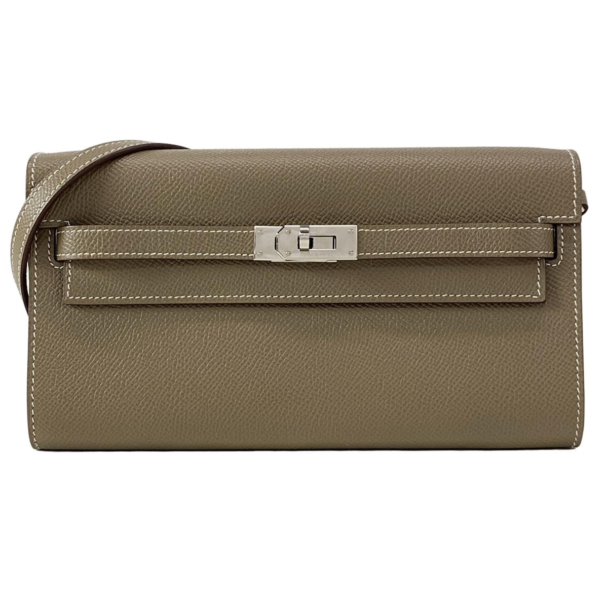 ※『USED品』です。お客様都合による商品のご返品は一切承っておりませんので商品情報・画像を参考にご購入ください。 ≫ 配送について ≫ご利用ガイド ≫よくある質問【中古】HERMES(エルメス) ケリーウォレットロングトゥーゴー 財布 シ...