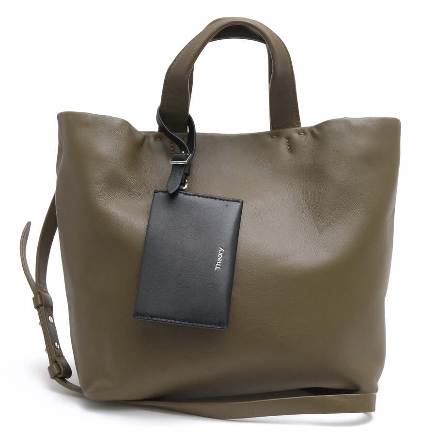 BRANDINGの全商品で利用可↓↓1%OFFクーポン↓↓theory セオリー トートバッグ レディース 01-1160101-290-990 SM Simple Tote Soft Nappa スムースレザー 牛革商品説明1997年にニ...