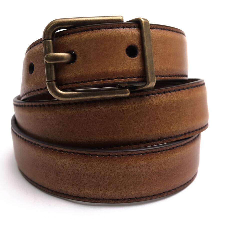 BRANDINGの全商品で利用可↓↓1%OFFクーポン↓↓DOLCE＆GABBANA ドルガバ ベルト メンズ BC3614 A11291 CINTURA ASTA DRITTA VITELLO MA カーフレザー 牛革商品説明日本では「ド...