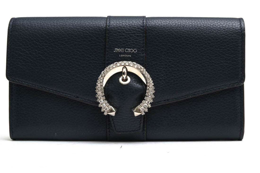 BRANDINGの全商品で利用可↓↓1%OFFクーポン↓↓Jimmy Choo / ジミーチュウJimmy Choo ジミーチュウ 長財布 MARTINA-C Soft Grainy Calf Leather Wallet ソフトグレインレ...
