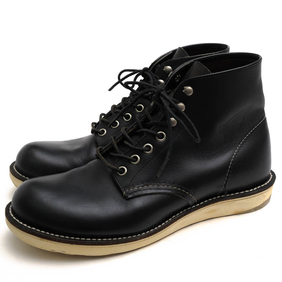 BRANDINGの全商品で利用可↓↓1%OFFクーポン↓↓RED WING / レッドウィングRED WING レッドウィング ワークブーツ 8165 Classic Work 6inch Round Toe クラシックワーク Black ...