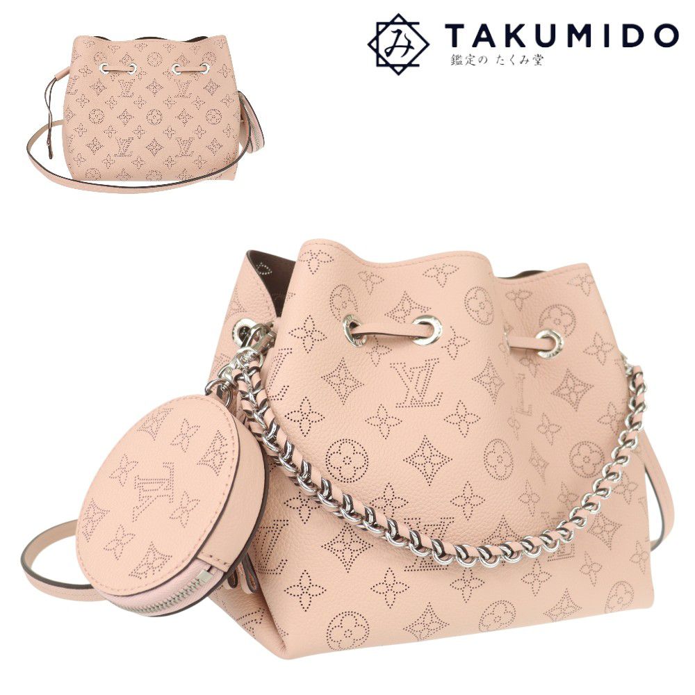 ブランド ルイヴィトン LOUIS VUITTONヴィトンの商品をもっと見る＞＞ 商品名 ベラ ショルダーバッグ ライン・カラー モノグラム マヒナ マグノリア(ピンク) 素材 レザー サイズ 【実測】約W22×H19.5×D14cm ポー...