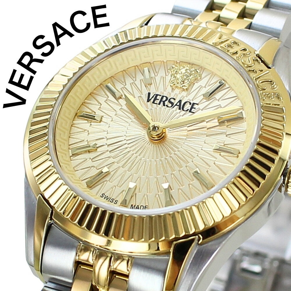 ヴェルサーチェ 腕時計 レディース VERSACE GRECA TIME LADY ゴールド シルバー メタルベルト 高級 ブランド おしゃれ きれいめ 女性 プレゼント ギフト ★★★&nbsp;イタリアを代表するラグジュアリーブランド「...