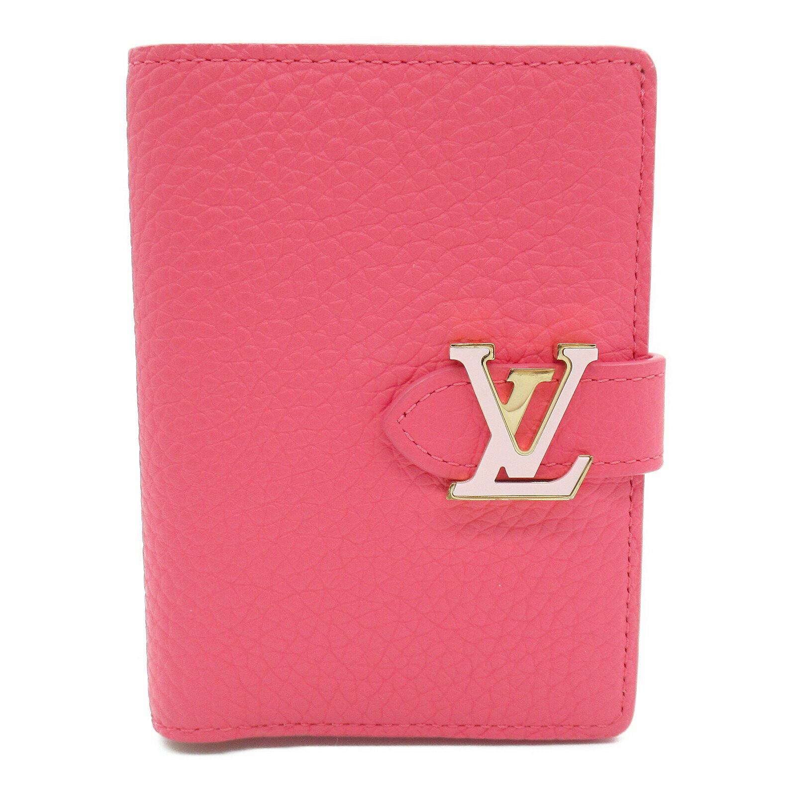 【楽天市場】ルイ・ヴィトン LOUIS VUITTON ヴェルティカル CPウォレット 二つ折り財布 財布 レザー トリヨンレザー レディース ピンク系 M82461 【中古】：Brandoff銀座