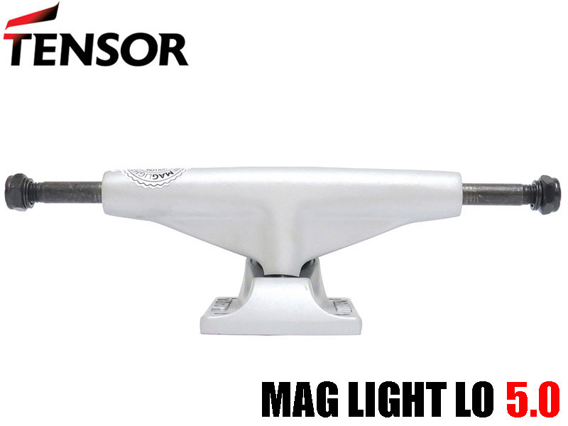 ブランド紹介 【TENSOR テンサー】 スケートボード界のレジェンドの一人、ロドニー・ミューレンが送り出す軽量トラックブランド【TENSOR】 アイテム紹介 驚異の軽さ約250g！(トラック一つ分の重量) キングピンとアクスルシャフトが中...