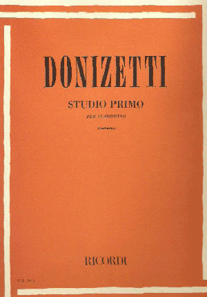 Gaetano Donizetti：Studio Primo per Clarinet ドニゼッティ：クラリネットのための練習曲 ■出版社：Ricordi（リコルディ） ■輸入楽譜 ■楽譜は新品ですが、輸入商品のため入荷時による角の折れや日...