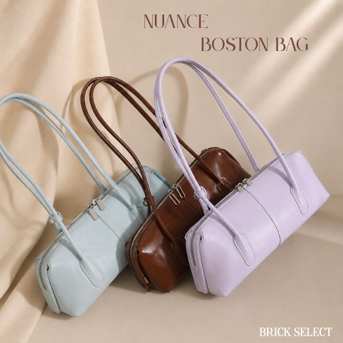 サイズ［本体］ 高さ：約15cm ヨコ：約31cm マチ：約9cm ショルダー全長：約73cm 内側ポケット ファスナーポケット×1素材合成皮革特徴ころんとしたフォルムが可愛い、韓国風ミニボストンバッグ。 シンプルながら高級感のあるデザイン...