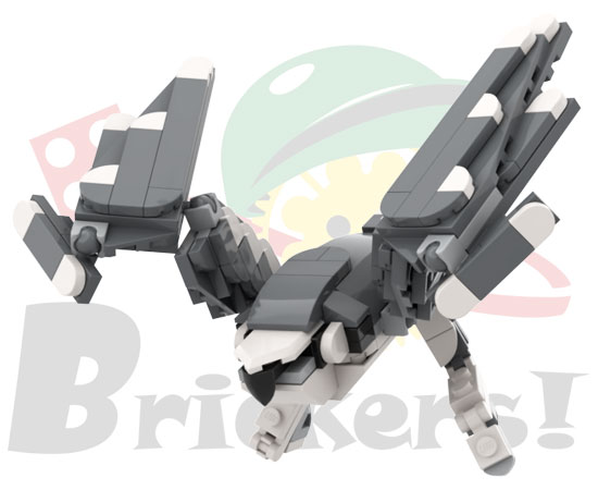 ●レゴ ブリッカーズオリジナルセット - 動物 【オリジナルセット／大鷹】 ブリッカーズ品番：BROS067 テーマは「猛禽類のアクションフィギュア」。 全長約12cm、翼開長約25cmの迫力満点な大鷹が登場。 翼部分と足部分は3点可動式と...