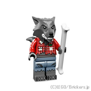 ●レゴ　ミニフィギュアコレクション シリーズ14 ●商品名：狼人間【71010-01】 ■ミニフィグ・コレクションVol.14収録 ※商品写真はディフォルメされています。（足や腰のひねりなど） ※未使用品のお届けになりますが、商品の性質上、...