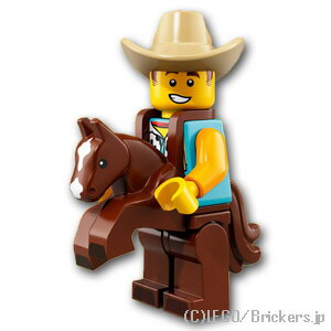 ●レゴ　ミニフィギュアコレクション シリーズ18 ●商品名：カウボーイ【71021-15】 ※商品写真はディフォルメされています。（足や腰のひねりなど） ※未使用品のお届けになりますが、商品の性質上、細かなキズなどがある場合があります。 ※...