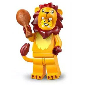 ●レゴ ミニフィギュアシリーズ - 28 ●商品名：レゴ ミニフィグ／ライオンのコスチューム ※付属パーツは全て揃っています。 ※商品写真はディフォルメされています。（足や腰のひねりなど） ※未使用品のお届けになりますが、商品の性質上、細か...