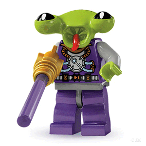 レゴ　ミニフィグ 【エイリアン】 ■ミニフィグ・コレクションVol3収録 ※商品写真はディフォルメされています。（足や腰のひねりなど） ※未使用品のお届けになりますが、商品の性質上、細かなキズなどがある場合があります。 ※開封後ビニールにパ...