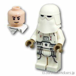 ●レゴ スター・ウォーズ ミニフィグ ●商品名：スノートルーパー - 無表情 ※未使用品のお届けになりますが、商品の性質上、細かなキズなどがある場合があります。 ※開封後ビニールにパックしております。