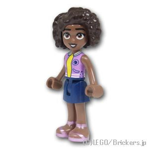 ●レゴ フレンズ ミニフィグ ●商品名：フレンズ アーリヤ - ラベンダーベスト ※未使用品のお届けになりますが、商品の性質上、細かなキズなどがある場合があります。 ※開封後ビニールにパックしております。
