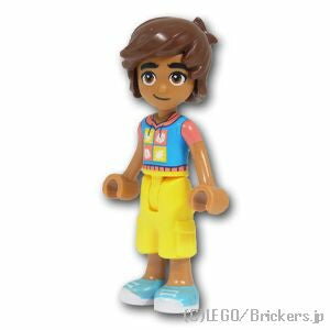 ●レゴ フレンズ ミニフィグ ●商品名：フレンズ レオ - パーカーシャツ ※未使用品のお届けになりますが、商品の性質上、細かなキズなどがある場合があります。 ※開封後ビニールにパックしております。