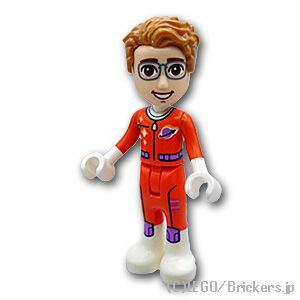 ●レゴ フレンズ ミニフィグ ●商品名：フレンズ ジュリアン(大人) - 宇宙服 ※未使用品のお届けになりますが、商品の性質上、細かなキズなどがある場合があります。 ※開封後ビニールにパックしております。