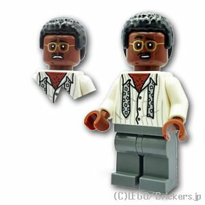●レゴ ジュラシック・ワールド ミニフィグ ●商品名：レイ・アーノルド - ジュラシック・パーク ※未使用品のお届けになりますが、商品の性質上、細かなキズなどがある場合があります。 ※開封後ビニールにパックしております。