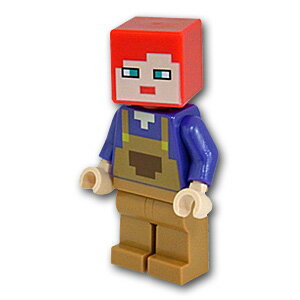 ●レゴ マインクラフト ミニフィグ ●商品名：農民 - マインクラフト ※未使用品のお届けになりますが、商品の性質上、細かなキズなどがある場合があります。 ※開封後ビニールにパックしております。