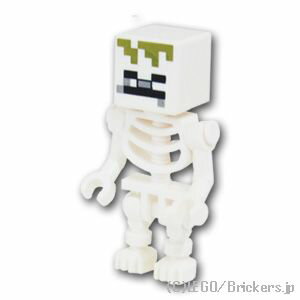 ●レゴ マインクラフト ミニフィグ ●商品名：スケルトン - ダンジョン ※未使用品のお届けになりますが、商品の性質上、細かなキズなどがある場合があります。 ※開封後ビニールにパックしております。
