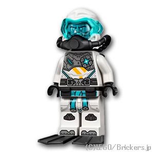 ●レゴ ニンジャゴー ミニフィグ ●商品名：スキューバ ゼン - ニンジャゴー 海底のウォジラ編 ※未使用品のお届けになりますが、商品の性質上、細かなキズなどがある場合があります。 ※開封後ビニールにパックしております。