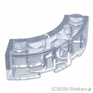 ●レゴ パーツ - ブロック-コーナー ●商品名：ブロック ラウンド コーナー 3 x 3 - マカロニ 2スタッド ●色：[Tr,Clear / トランスクリアー] ●エレメント ID：6460335/6507853 ●デザイン ID：5152