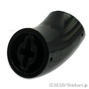 ●レゴ パーツ - ブロック-コーナー ●商品名：ブロック ラウンド 2 x 2 - 45°エルボー H27.7mm ●色：[Black / ブラック] ●エレメント ID：6510152 ●デザイン ID：5489