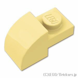 ●レゴ パーツ - スロープ-カーブ ●商品名：スロープ カーブ 2 x 1 ●色：[Tan / タン] ●エレメント ID：6538178 ●デザイン ID：5841