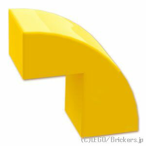 ●レゴ パーツ - スロープ-カーブ ●商品名：スロープ カーブ 2 x 1 x 1 2/3 ●色：[Yellow / イエロー] ●エレメント ID：6543032 ●デザイン ID：5907