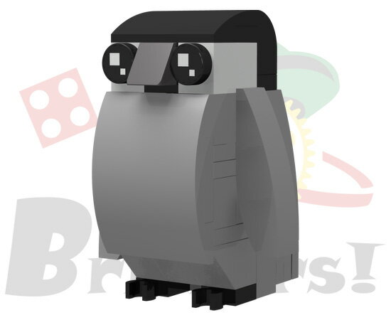 ブリッカーズオリジナルセット 【コウテイペンギンのヒナ】 ブリッカーズ品番：L-BROS038 成鳥より少し小さなコウテイペンギンのヒナ。高さは約5.7cmです。 ■ピース数：59個 ★オリジナルの組み立て説明書が付属します。