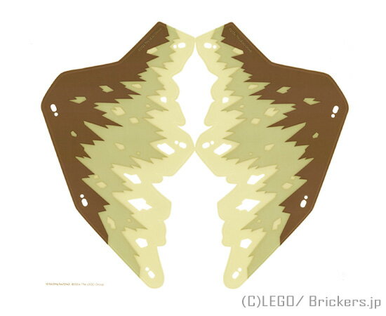 ●レゴ パーツ - アクセサリ ●商品名：プラスチックシート - ドラゴンの翼 (10106596/6470143) ●色：[] ●エレメント ID：6470143 ●デザイン ID：106596