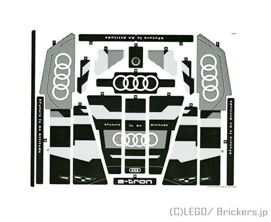 ●レゴ パーツ - ●商品名：ステッカー - テクニック#42160シート1(10101062/6415927)