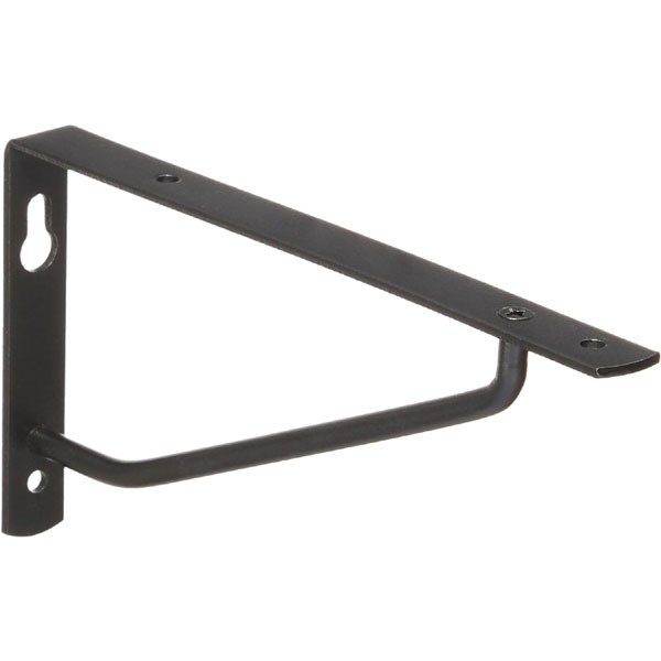 どこにでもOK！ 洗練されたシンプルでスタイリッシュなデザイン。 色：黒 板厚：2mm サイズ：W150×H75×板巾13mm 付属ビス：3.0×14…2本　3.5×22…2本 耐荷重：20kg/1本 ●材質：スチール ●仕上：粉体塗装 ※...