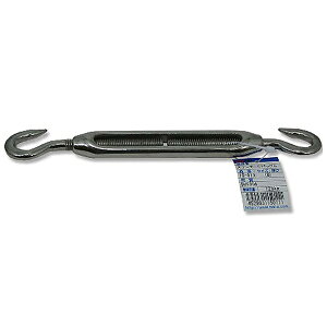 ロープやワイヤーやタイロッドなどの張力を調節する金具。 【ネジ径】 W5/16 【材質】 ステンレス(SUS304) 【使用荷重】 125kg