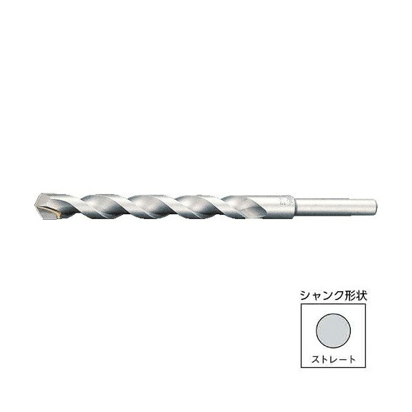 コンクリート用(ブロック・モルタル) 刃先径:10.5mm 有効長:200mm 全長:330mm BLタイプ・ストレートシャンク 振動ドリル用 ■使用する電気ドリルは、ドリルビットの指定のものを使用してください。 ■ドリルビットの着脱は、始...