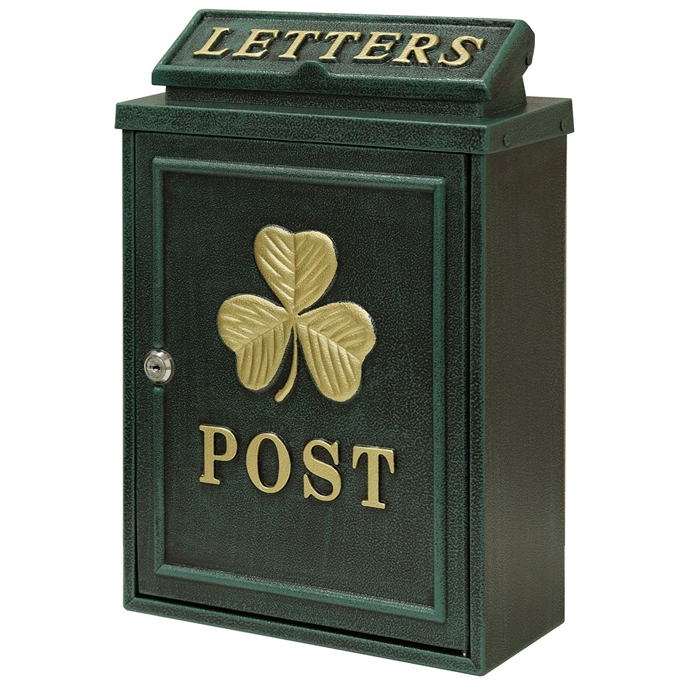 投函可能目安サイズ 茶封筒角型2号が投函可能です。 セキュリティー 鍵付きなので防犯面に安心です。また、スペアキーが1本付属しています。 鋳造加工 珍しい鋳造加工のポストで、お家の外観にインパクトを与えます。 クローバーの型を使用し、ポスト...