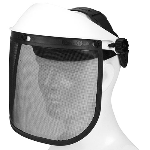 【用途】 刈払作業用防災面。 【機能・特徴】 頭頂部部分の調節もベルト穴式でしっかりフィットします。 防災面の上下移動が可能なので、簡単に汗を拭けます。 通気性が良く曇らないメッシュタイプです。 刈払作業を涼しく快適に行えます。 【仕様】 ...