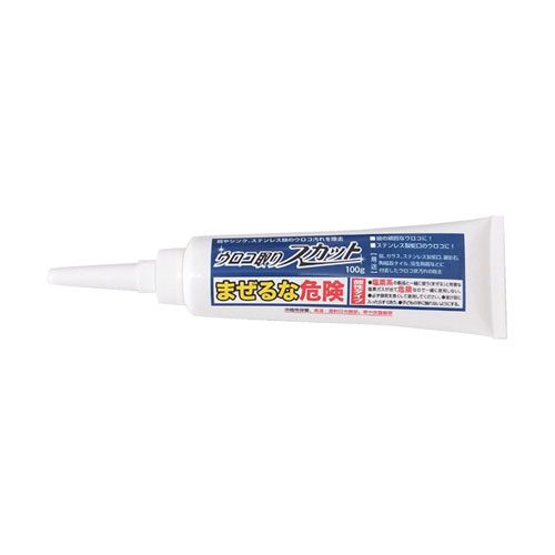 ■鏡やシンク、ステンレス類のウロコ汚れを除去。 ■お掃除パット付き。 【用途】 ●鏡、ガラス、ステンレス製蛇口、御影石、陶磁器タイル、衛生陶器などに付着したウロコ状汚れの除去 【使用に適さないもの】 ※コーティング加工や被膜のある鏡（プラス...