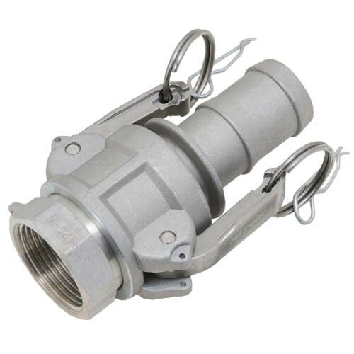 エンジンポンプ本体の接続に最適です。サイズ：幅80×高さ135×奥行50mm重量：440g内径32mm(1・1/4インチ)ホース用アルミ