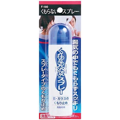 ■ スプレータイプの洗面所用(鏡・窓ガラス)くもり止め ●成分：界面活性剤(3.5％非イオン系)　液性：中性　正味量：75ml●くもり止め効果は、通常1週間程度ですが、塗り方や鏡の汚れ、蒸気の状況などにより効果期間が異なります。●使用量の目...
