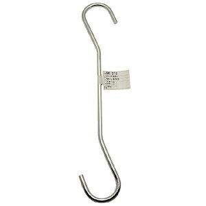 【サイズ】 線径6mm全長300mm 【使用荷重】 18kg 【材質】 スチール クローム 【使用上の注意】 ※表示荷重を超えて使用しないでください。 ※極端な衝撃、ねじれた状態で使用されると強度が低下致しますのでお避けください。 ※磨耗や...