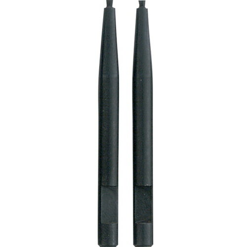 ■工作機械・電子機器等のC形止め輪(スナップリング)着脱工具■替え爪式スナップリングプライヤー用の替え爪です。■爪部の先端は、逆テーパー状に加工してあるので、スナップリングを確実にキャッチし、滑り落ちることはありません。■直用替え爪です。●...