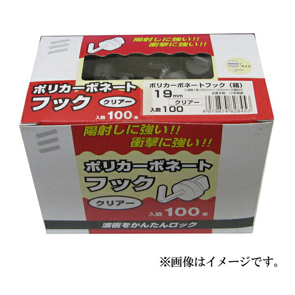 ■トタンの波板を取り付けるのに使用 ●サイズ：19mm ●入数：100本 ※波板1枚（655mm×1820mm）の場合の必要本数：12本程度