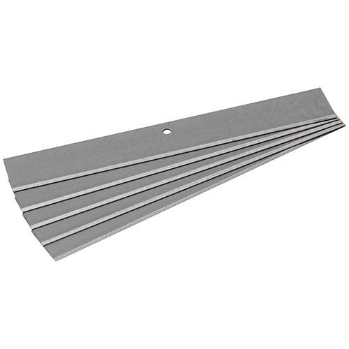 替刃式スクレーパー300(SCS-3-300)用替刃。 ●サイズ：幅70×高さ160×奥行き20mm ●重量：43g ●刃幅：100mm ●5枚入 ※用途以外の使用はしないでください。 ※刃部は非常に鋭利になっていますので、安全のため手袋・...
