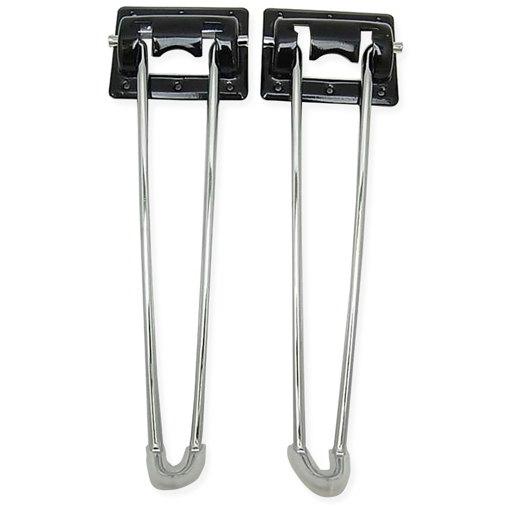 食卓用のテーブル脚としてご使用下さい。規格：8X270mmL(mm)：270d(mm)：7.5W(mm)：90H(mm)：73クローム鉄(クロームメッキ粉体)
