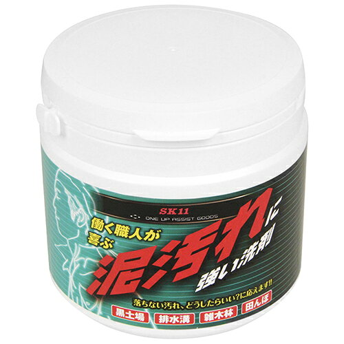 落ちにくかった泥汚れがよく落ちる洗剤です。泥汚れ用洗剤。落ちにくい黒土場、排水溝、雑木林、田畑などでの泥汚れに効果を発揮します。サイズ：幅100×高さ95×奥行100mm重量：570g内容量：500g用途：綿・麻・合成繊維用液性：アルカリ性...