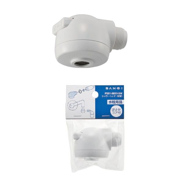 ■SAN-EI製シングルレバー混合線の補修用シャワーヘッドです。 ■混合線のレバーを下げ、止水してから交換してください。 ■ホースキャップを回して締めてください。 ■適合機種：K3761J-2TK,K3761J-2TKC,K3761J-2T...
